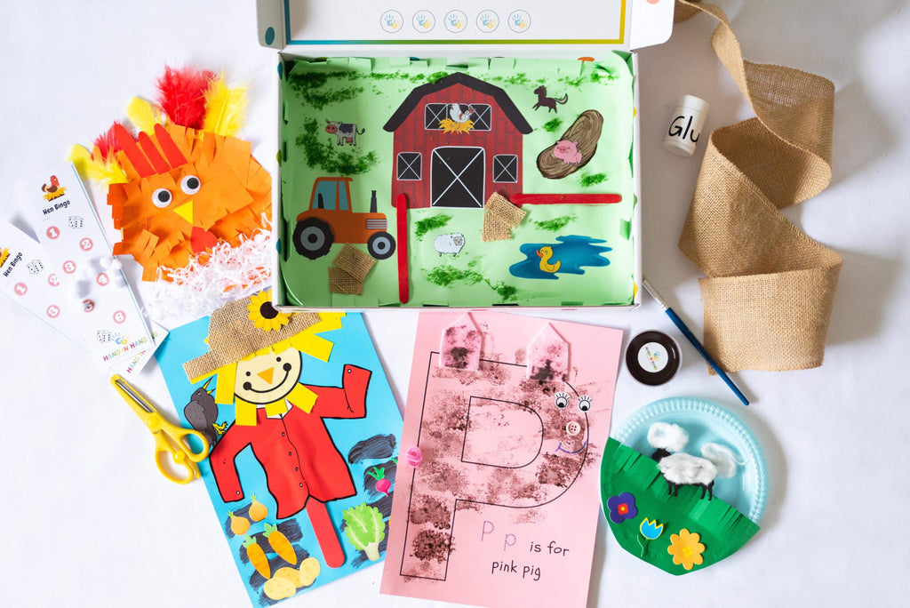 Farm Animal Themed Arts & Crafts Activities for Toddlers – Hand In Hand ...
